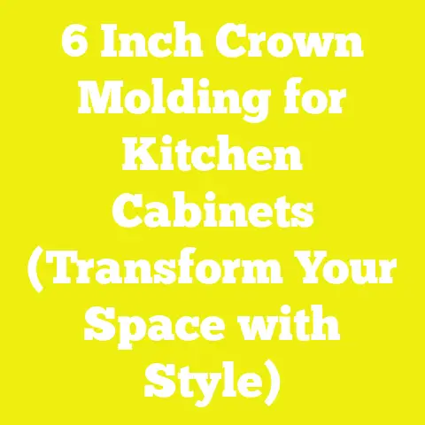 6 Inch Crown Molding for Kitchen Cabinets (Transform Your Space with Style)