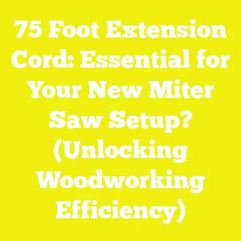 75 Foot Extension Cord: Essential for Your New Miter Saw Setup ...