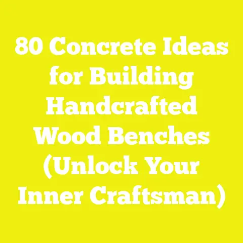 80 Concrete Ideas for Building Handcrafted Wood Benches (Unlock Your ...