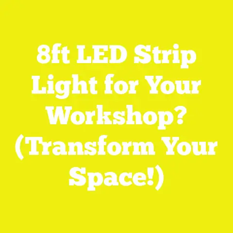 8ft LED Strip Light for Your Workshop? (Transform Your Space!)