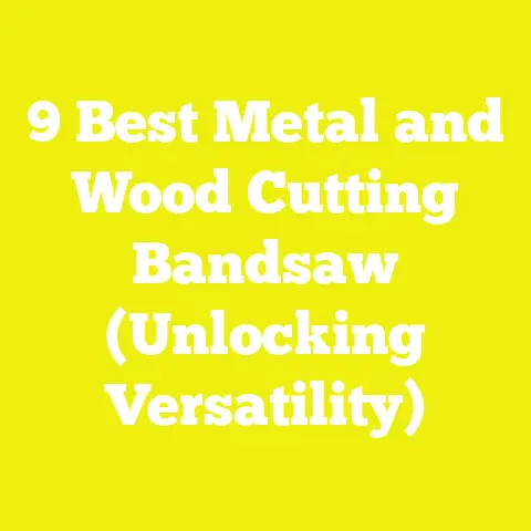 9 Best Metal and Wood Cutting Bandsaw (Unlocking Versatility)