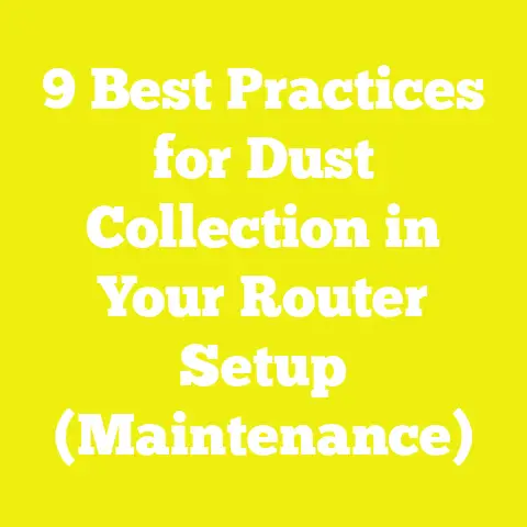 9 Best Practices for Dust Collection in Your Router Setup (Maintenance)