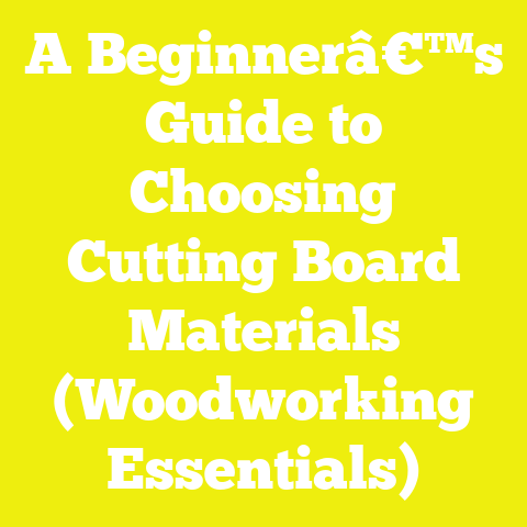 A Beginnerâ€™s Guide to Choosing Cutting Board Materials (Woodworking ...