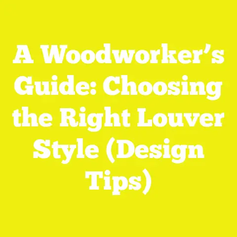 A Woodworker's Guide: Choosing the Right Louver Style (Design Tips)