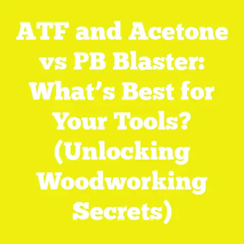 ATF and Acetone vs PB Blaster: What's Best for Your Tools? (Unlocking ...