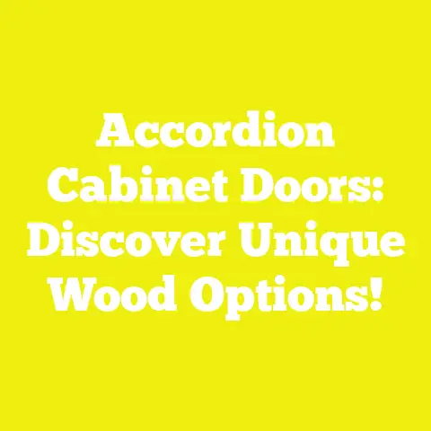 Accordion Cabinet Doors: Discover Unique Wood Options!