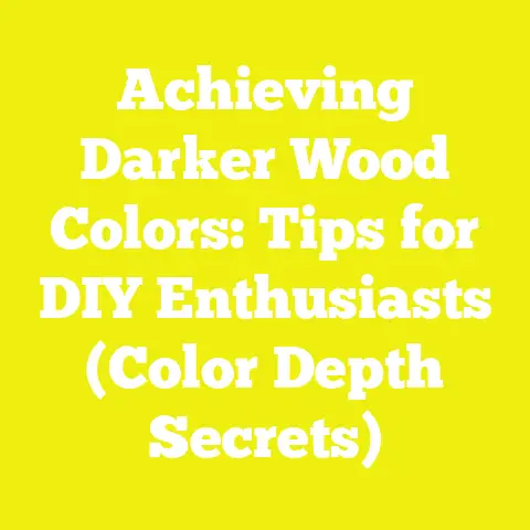 Achieving Darker Wood Colors: Tips for DIY Enthusiasts (Color Depth ...