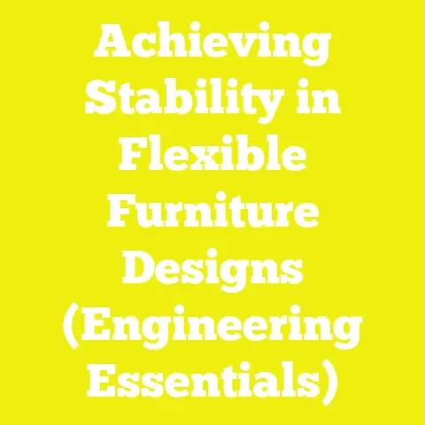 Achieving Stability in Flexible Furniture Designs (Engineering Essentials)
