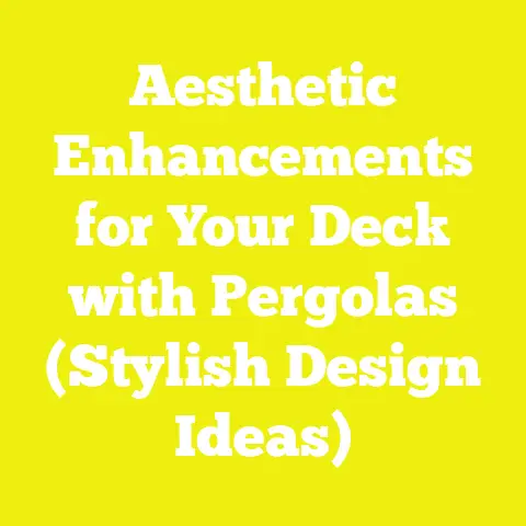 Aesthetic Enhancements for Your Deck with Pergolas (Stylish Design Ideas)