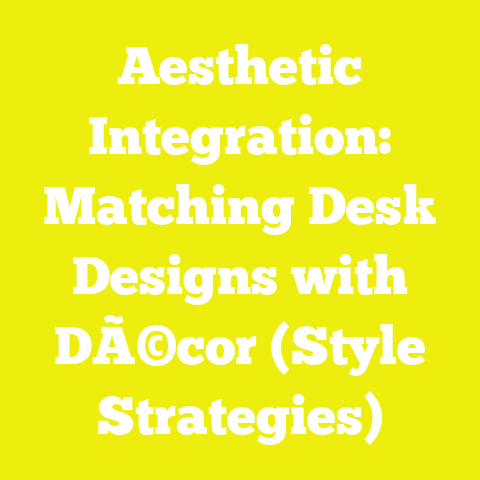 Aesthetic Integration: Matching Desk Designs with DÃ©cor (Style Strategies)
