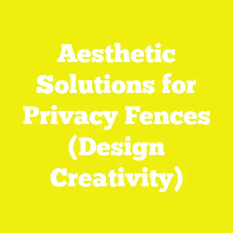 Aesthetic Solutions for Privacy Fences (Design Creativity)