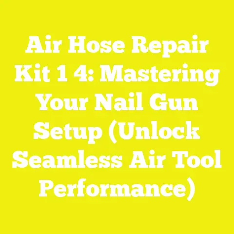 Air Hose Repair Kit 1 4: Mastering Your Nail Gun Setup (Unlock Seamless ...
