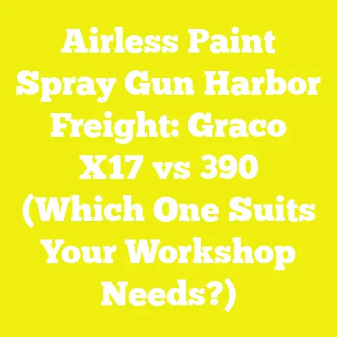Airless Paint Spray Gun Harbor Freight: Graco X17 vs 390 (Which One ...