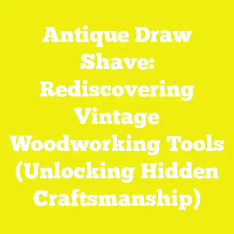 Antique Draw Shave: Rediscovering Vintage Woodworking Tools (Unlocking ...