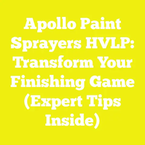 Apollo Paint Sprayers HVLP: Transform Your Finishing Game (Expert Tips ...