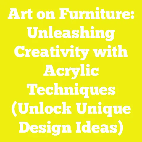 Art on Furniture: Unleashing Creativity with Acrylic Techniques (Unlock ...