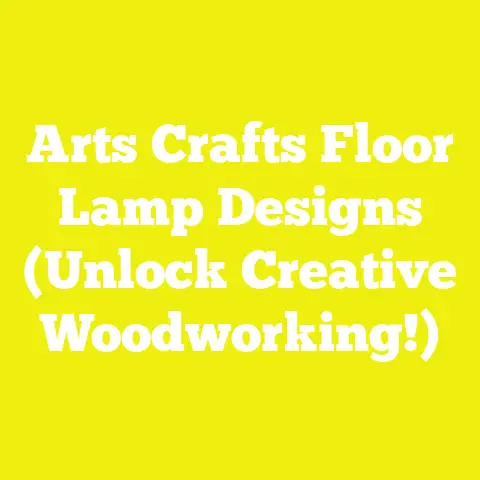 Arts Crafts Floor Lamp Designs (Unlock Creative Woodworking!)