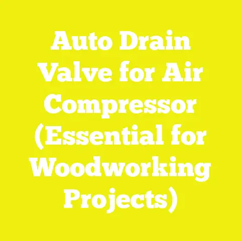 Auto Drain Valve for Air Compressor (Essential for Woodworking Projects)