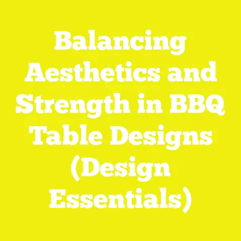 Balancing Aesthetics and Strength in BBQ Table Designs (Design Essentials)