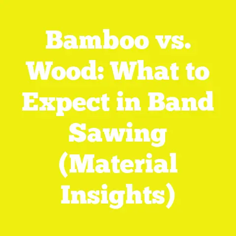 Bamboo vs. Wood: What to Expect in Band Sawing (Material Insights)