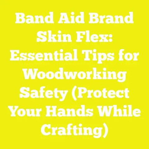 Band Aid Brand Skin Flex: Essential Tips for Woodworking Safety ...