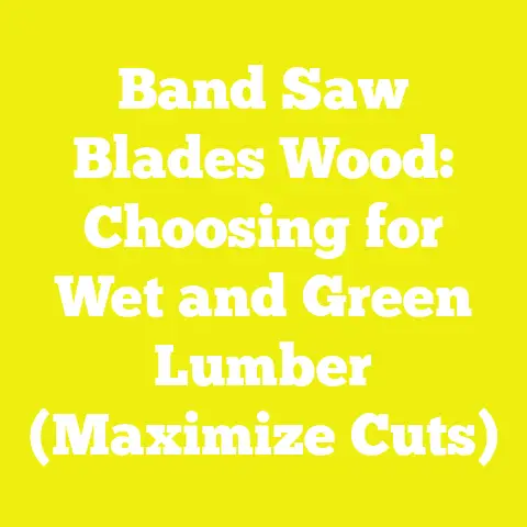 Band Saw Blades Wood: Choosing for Wet and Green Lumber (Maximize Cuts)