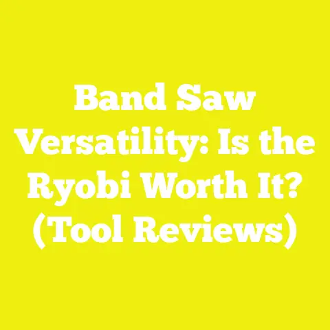 Band Saw Versatility: Is the Ryobi Worth It? (Tool Reviews)