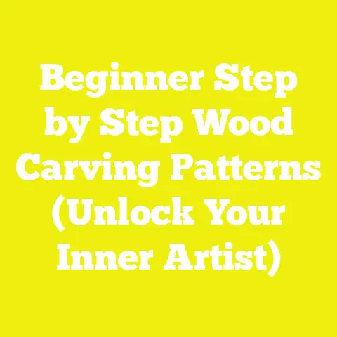 Beginner Step by Step Wood Carving Patterns (Unlock Your Inner Artist)