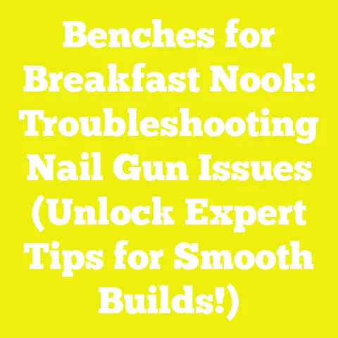 Benches for Breakfast Nook: Troubleshooting Nail Gun Issues (Unlock ...