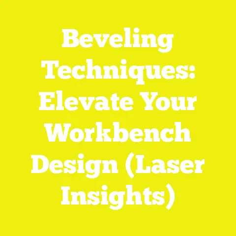 Beveling Techniques: Elevate Your Workbench Design (Laser Insights)