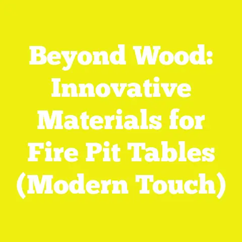 Beyond Wood: Innovative Materials for Fire Pit Tables (Modern Touch)