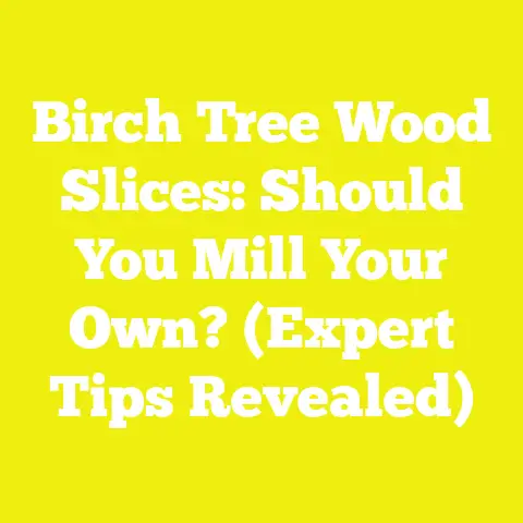 Birch Tree Wood Slices: Should You Mill Your Own? (Expert Tips Revealed)