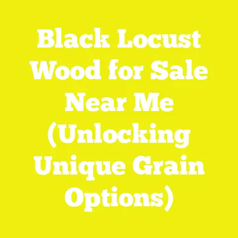 Black Locust Wood for Sale Near Me (Unlocking Unique Grain Options)
