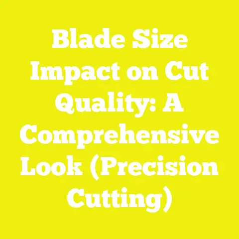 Blade Size Impact on Cut Quality: A Comprehensive Look (Precision Cutting)