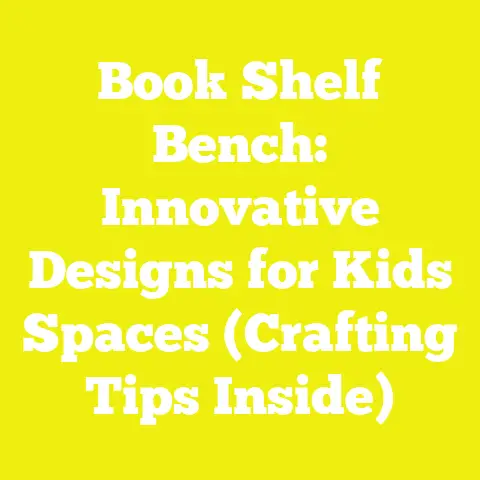 Book Shelf Bench: Innovative Designs for Kids Spaces (Crafting Tips Inside)