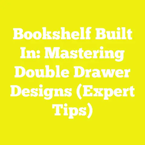 Bookshelf Built In: Mastering Double Drawer Designs (Expert Tips)