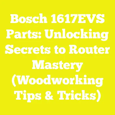 Bosch 1617EVS Parts: Unlocking Secrets to Router Mastery (Woodworking ...