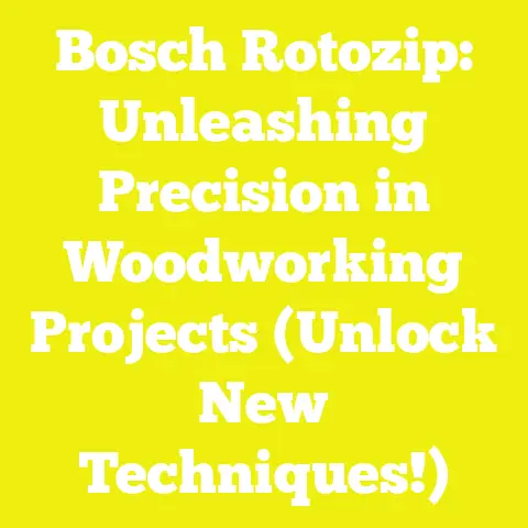 Bosch Rotozip: Unleashing Precision in Woodworking Projects (Unlock New ...