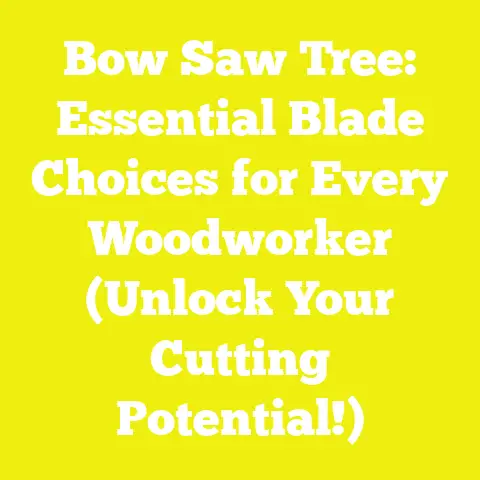 Bow Saw Tree: Essential Blade Choices for Every Woodworker (Unlock Your ...