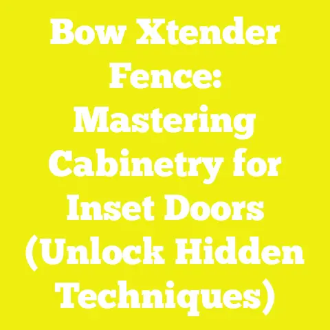 Bow Xtender Fence: Mastering Cabinetry for Inset Doors (Unlock Hidden ...