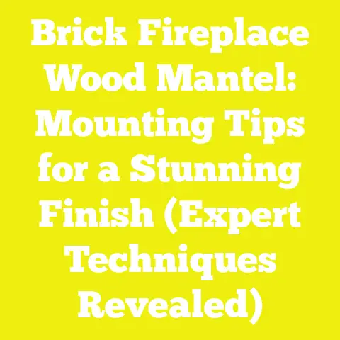 Brick Fireplace Wood Mantel: Mounting Tips for a Stunning Finish ...