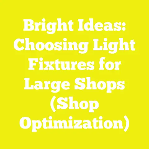 Bright Ideas: Choosing Light Fixtures for Large Shops (Shop Optimization)