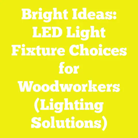 Bright Ideas: LED Light Fixture Choices for Woodworkers (Lighting ...