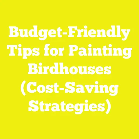 Budget-Friendly Tips for Painting Birdhouses (Cost-Saving Strategies)