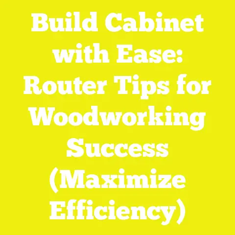 Build Cabinet with Ease: Router Tips for Woodworking Success (Maximize ...