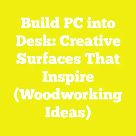 Build PC into Desk: Creative Surfaces That Inspire (Woodworking Ideas)