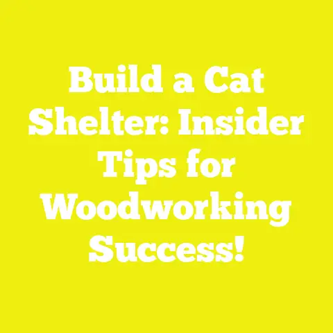 Build a Cat Shelter: Insider Tips for Woodworking Success!