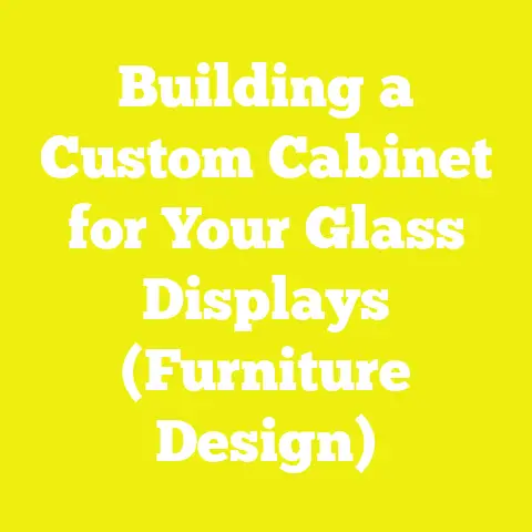 Building a Custom Cabinet for Your Glass Displays (Furniture Design)
