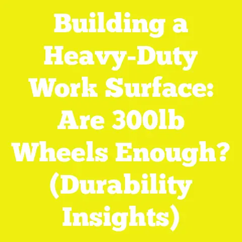 Building a Heavy-Duty Work Surface: Are 300lb Wheels Enough ...