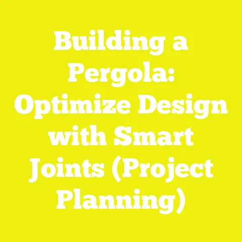Building a Pergola: Optimize Design with Smart Joints (Project Planning)